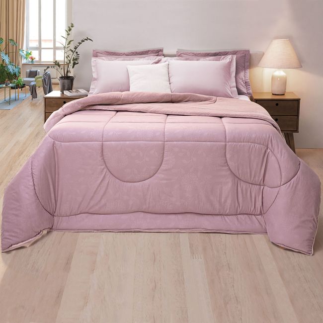 Edredom Queen Size Dupla Face Trend Europa Nevada - ShopCama